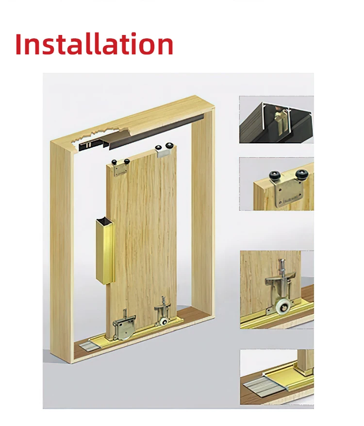 Aluminium Sliding Door Rail and Wheels - Durable Hardware