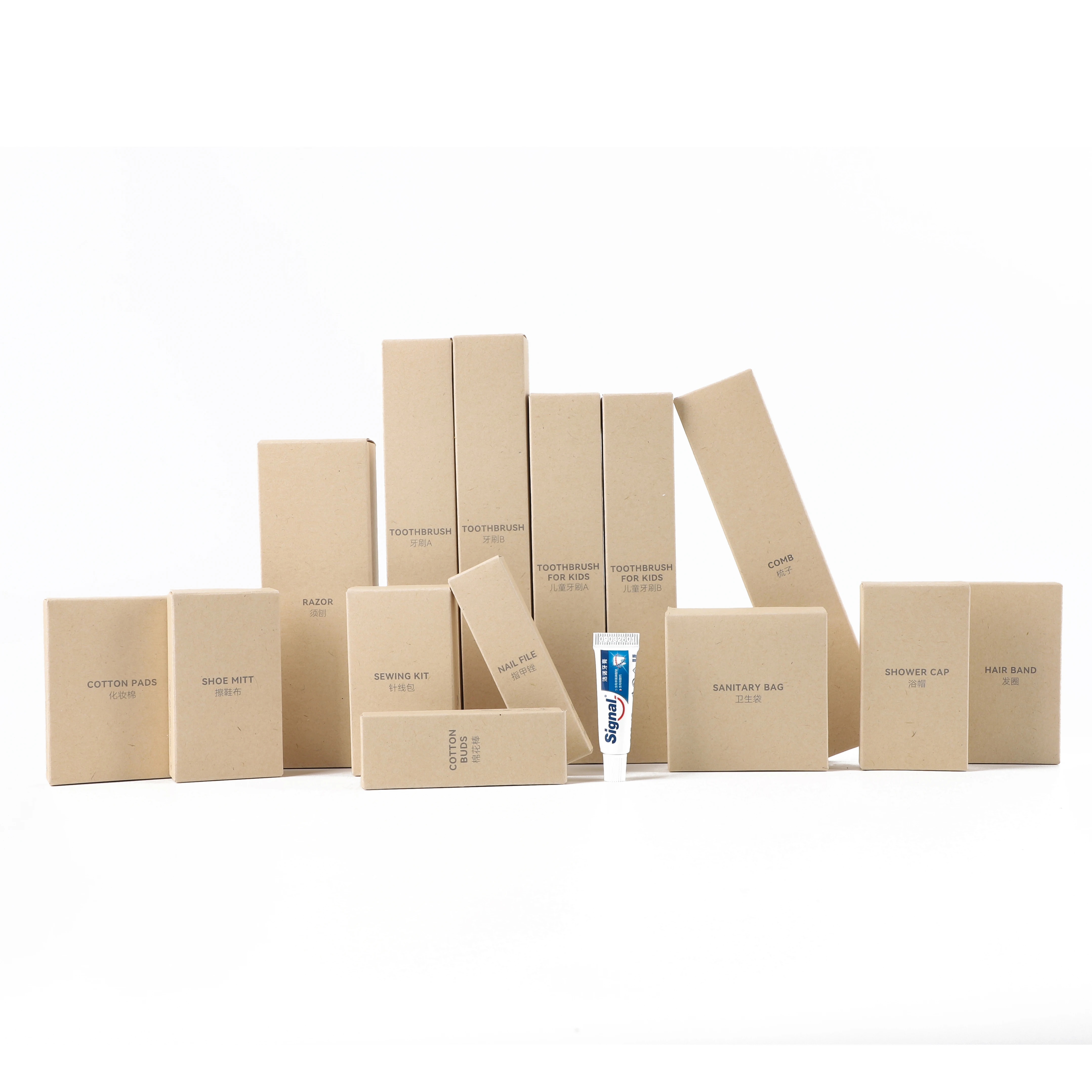 Personalized Label Hotel Toiletries Amenities Set Hotel Toiletries Box ...