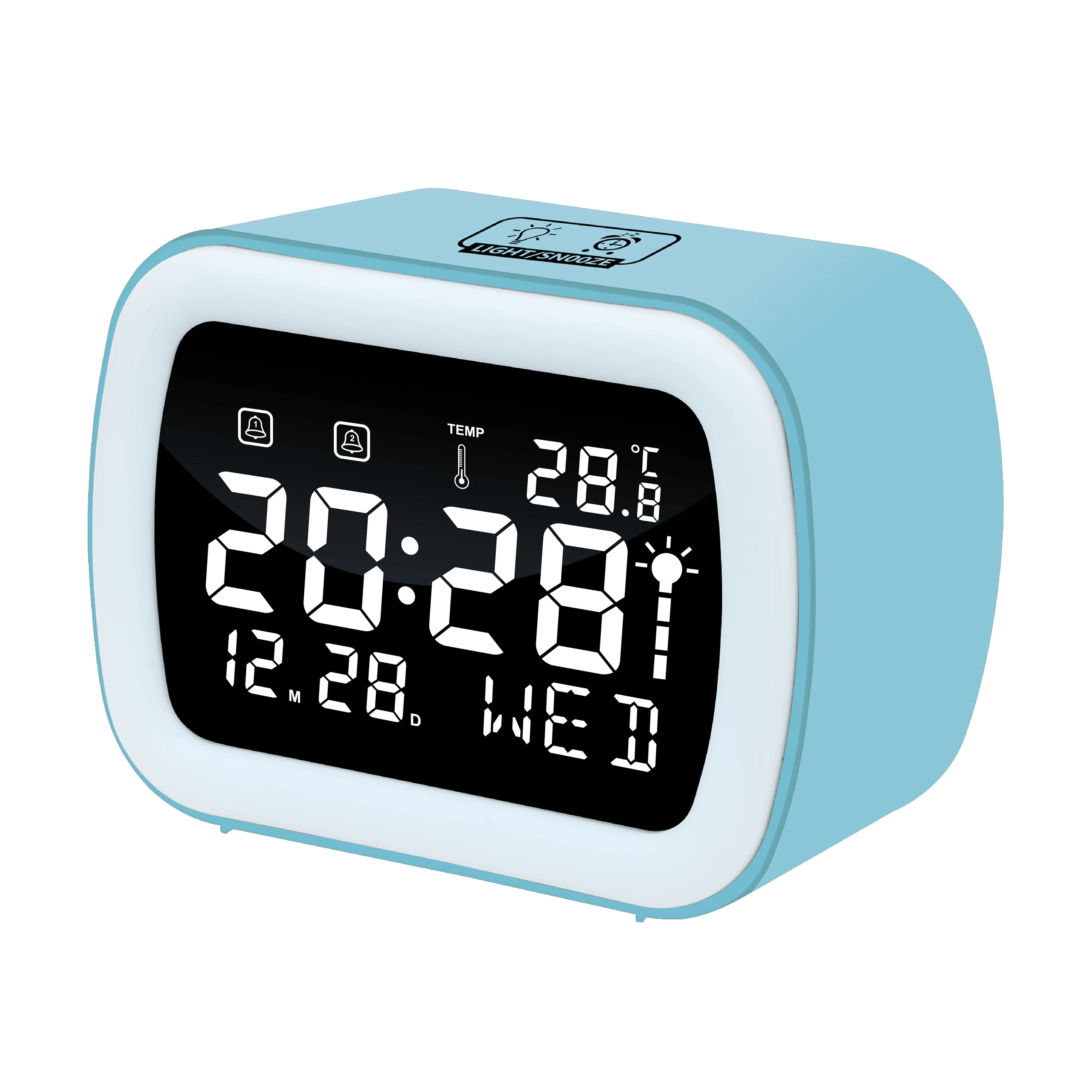 Digital Lcd Alarm Clock Cheap Smart Alarm Clock With Color Screen And ...