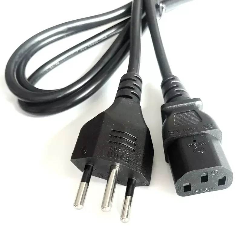 Iec C13 Connector Switzerland 3 Pin Power Cord Ac Power Cord Cable For ...