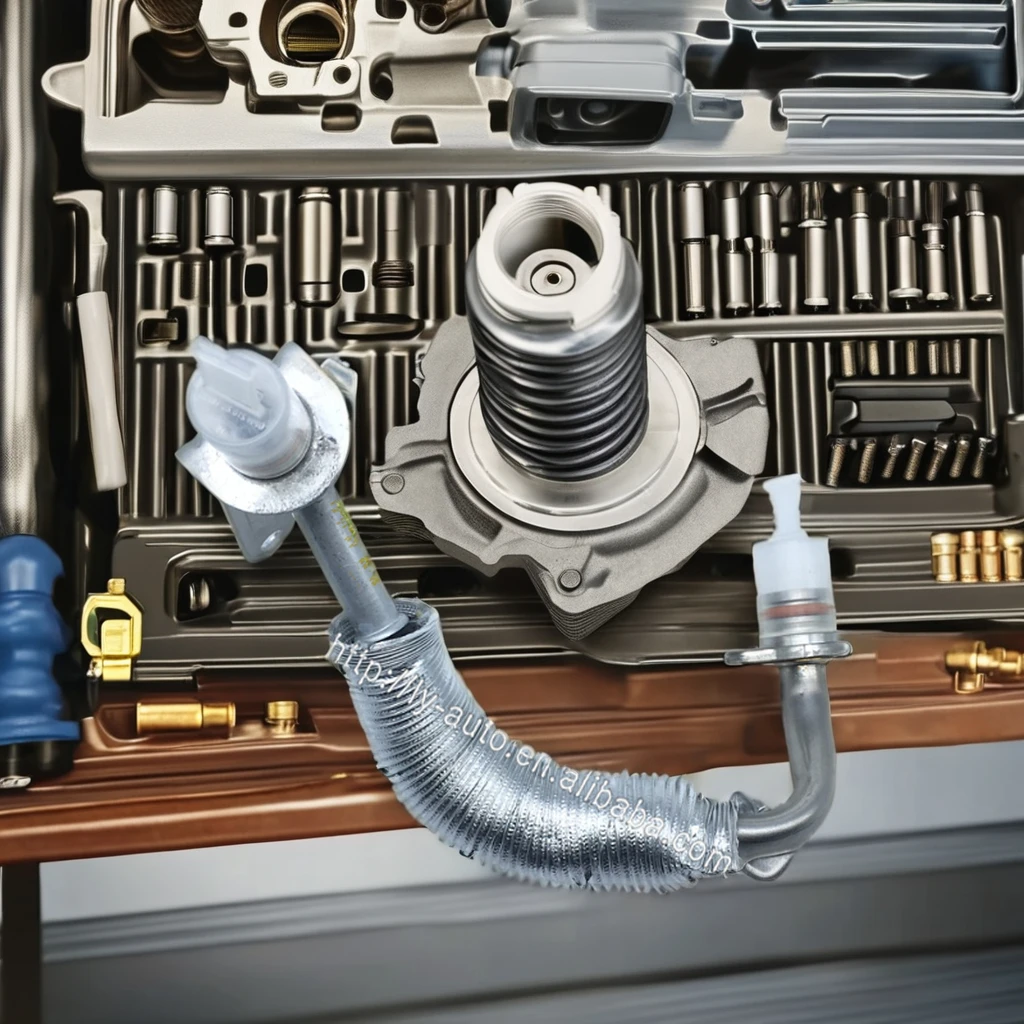 Radiator Engine Turbocharr Inlet Pipe Coolant Lines 11538663516 ...