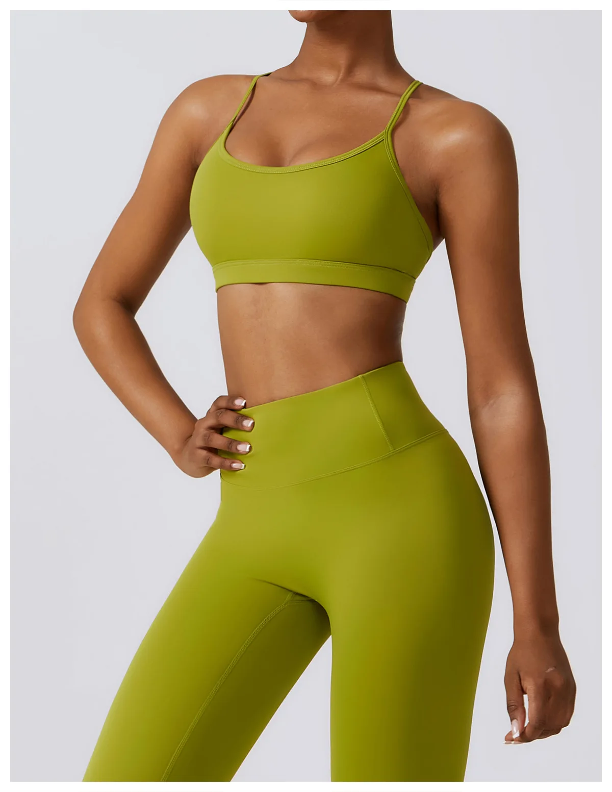 New Colors Sexy Sports Bra High Waist Yoga Pants Leggings Custom Womens Yoga Leggings Gym