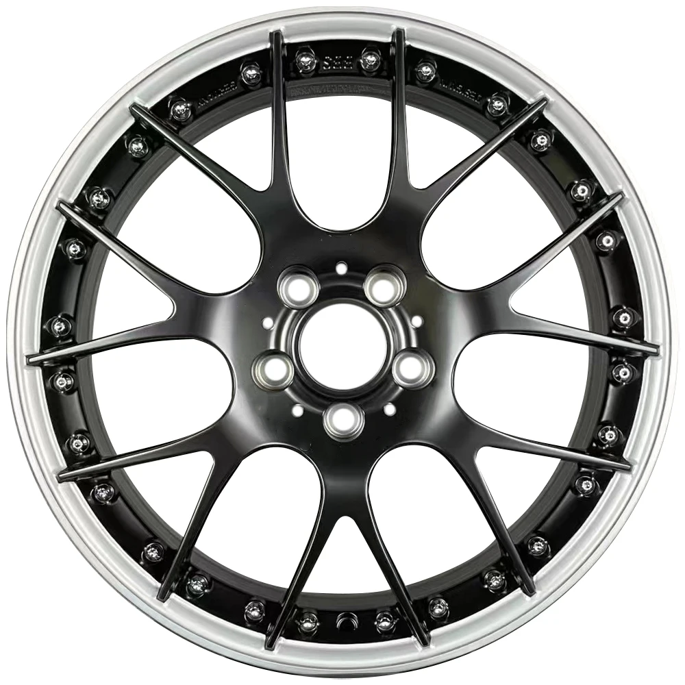 Multi-spoke Custom Two-piece Forged Passenger Car Wheels For Bmw ...