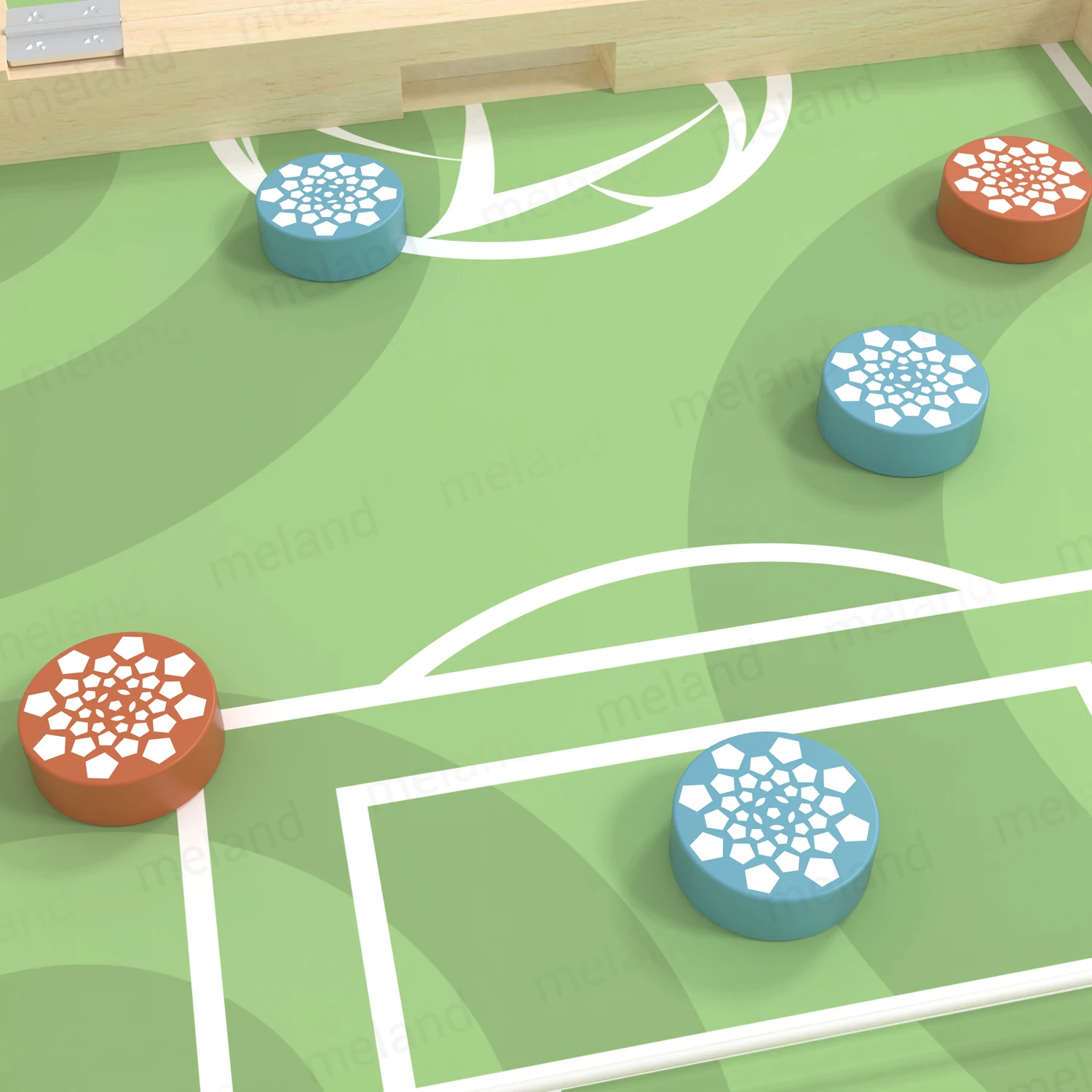 Custom Kids Educational Table Games Foldable Wooden Sling Football ...