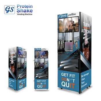 Gs505 Touch Screen Operate Stand Bt Custom Smart Protein Shakes Vending ...