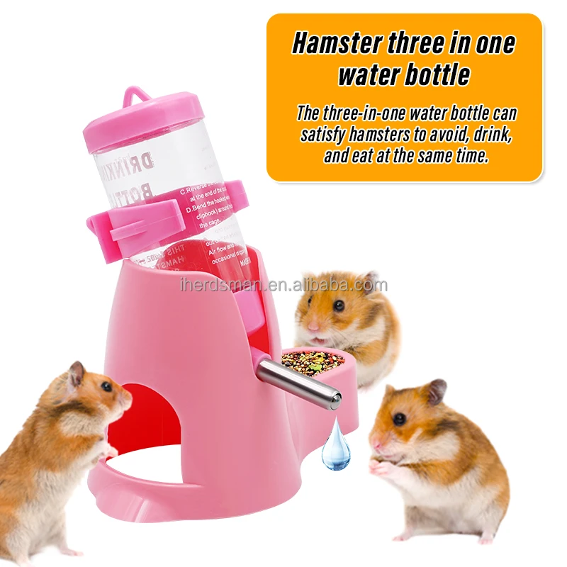80ml Hamster Water Bottle - Efficient Automatic Feeder