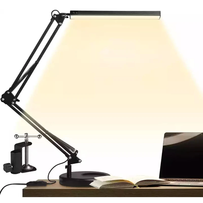 Modern Industrial Wind Mechanical Swing Arm Led Work Desk Lamp With ...