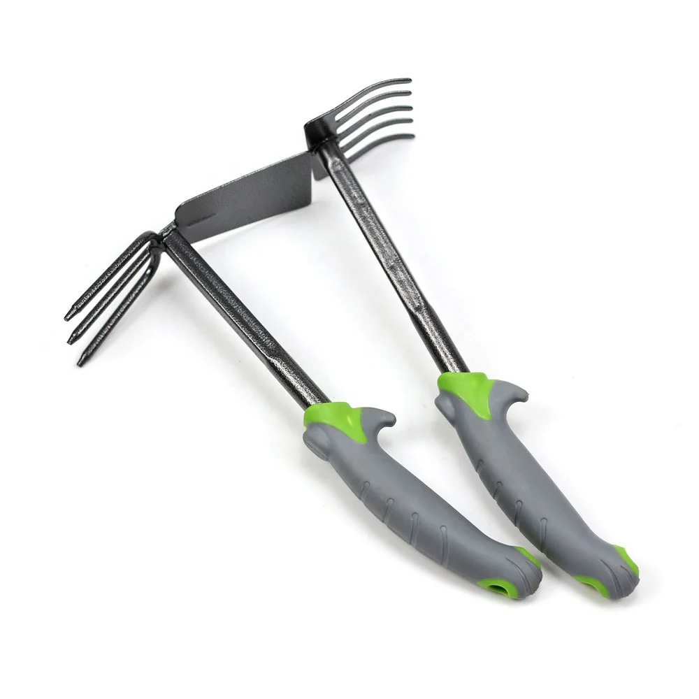 4pcs Garden Shovel Rake Digger Planter Hoe Tools Set