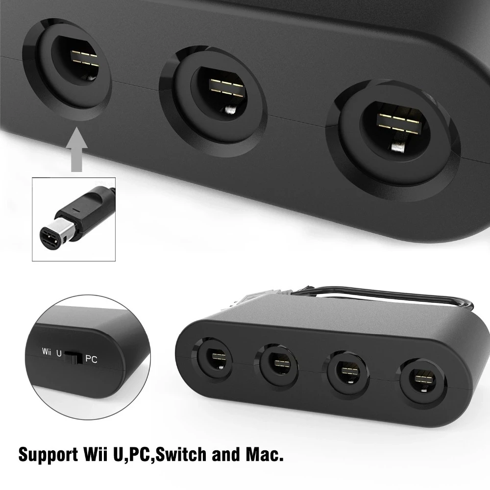 4 Ports Game Converter - USB Adapter for Nintendo Switch