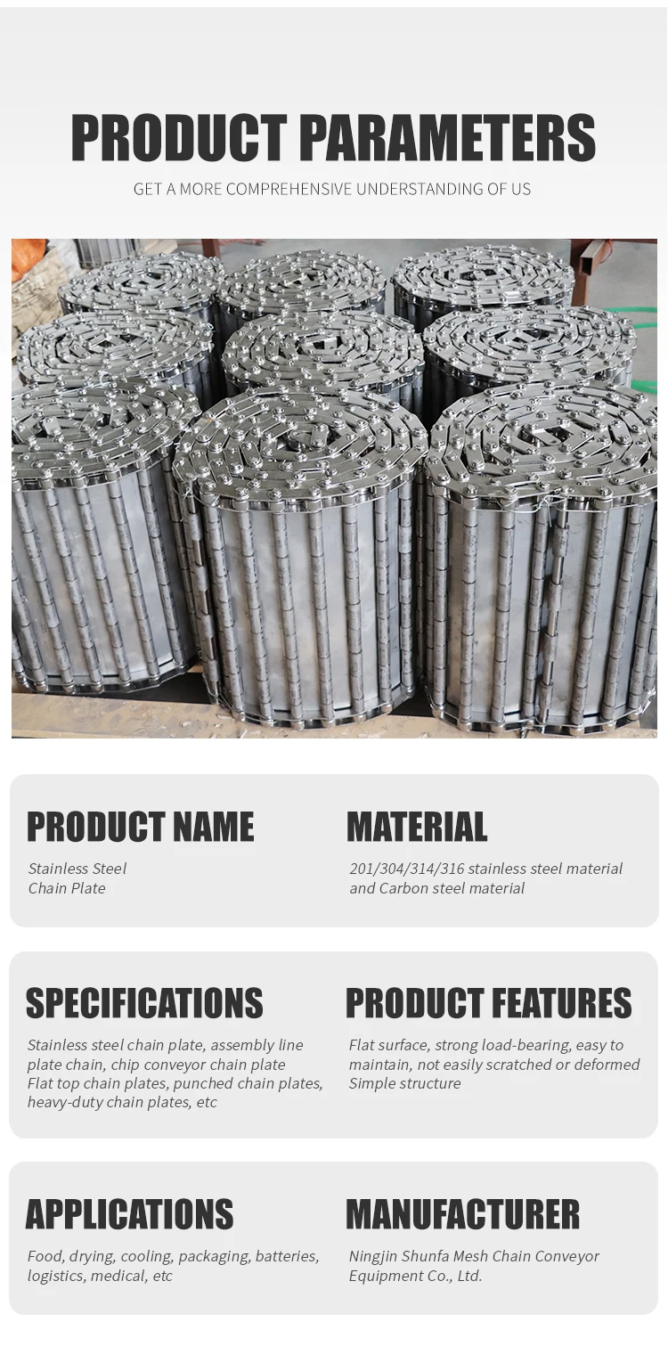 Stainless Steel Perforated Chain Plate Conveyor Belt Stainless Steel ...