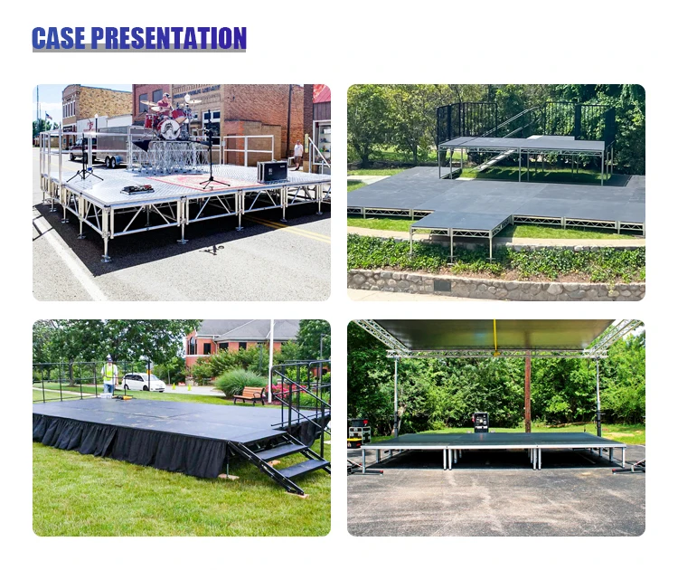 Folding Stage Platform - Aluminum Lighting Truss for Sale