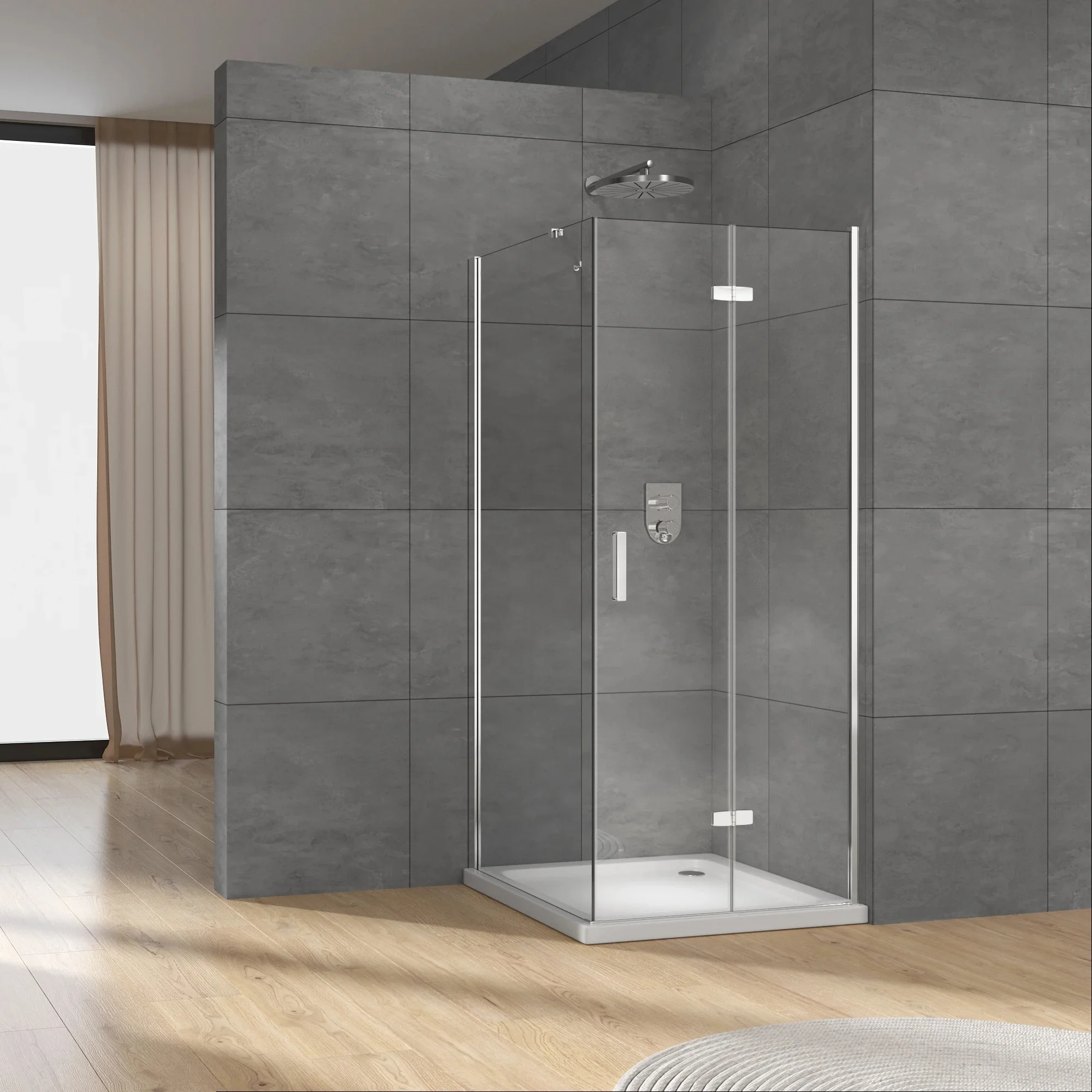 Exceed Portable Self Cleaning Shower Enclosure Sus304 Shower Enclosure ...
