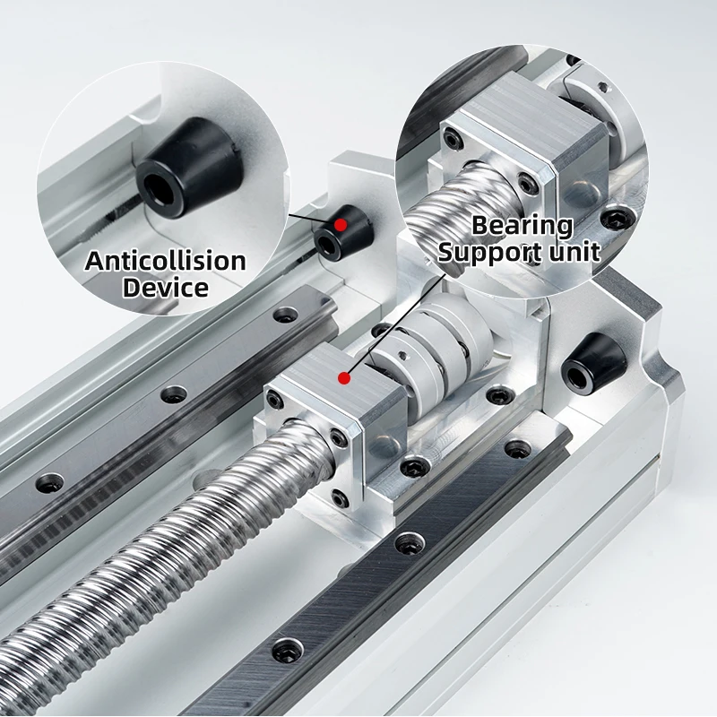 Linear Rail Guide Ball Screw Actuator Robotic Arm Xyz Stage Bos102 ...