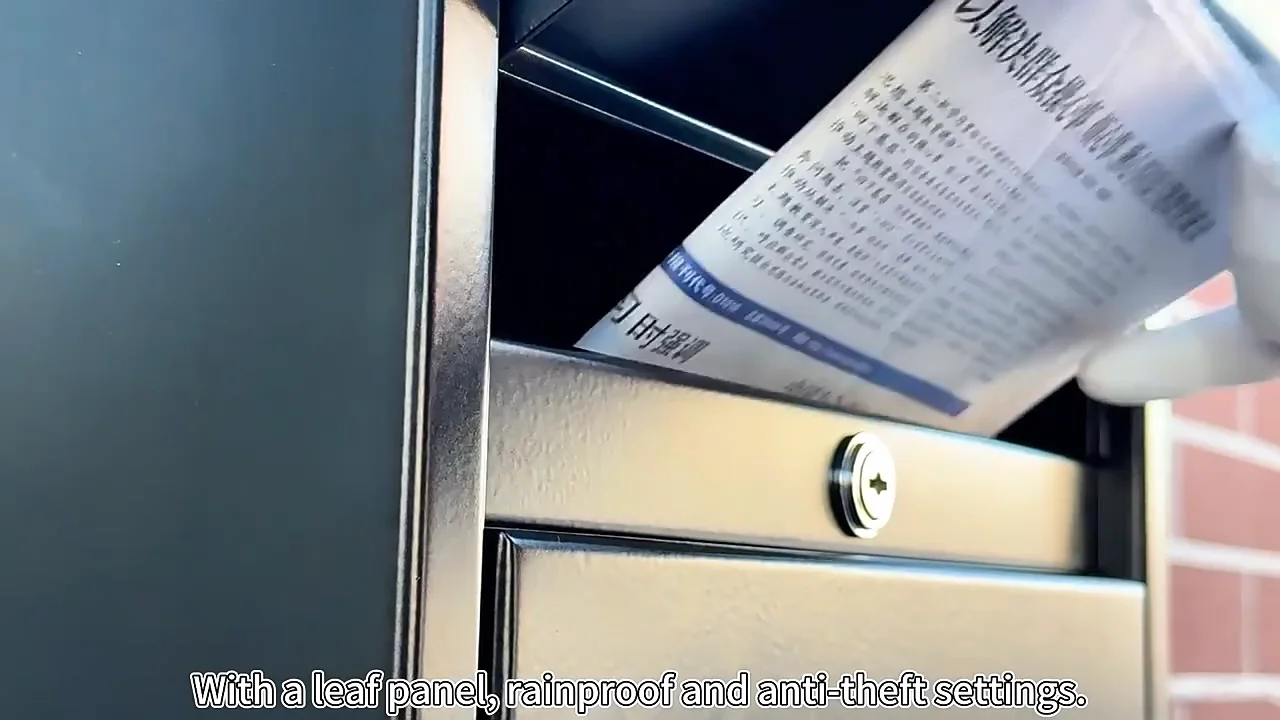 Smiletech Black Cool Handsome Simple Mailbox Us Outdoor/household ...