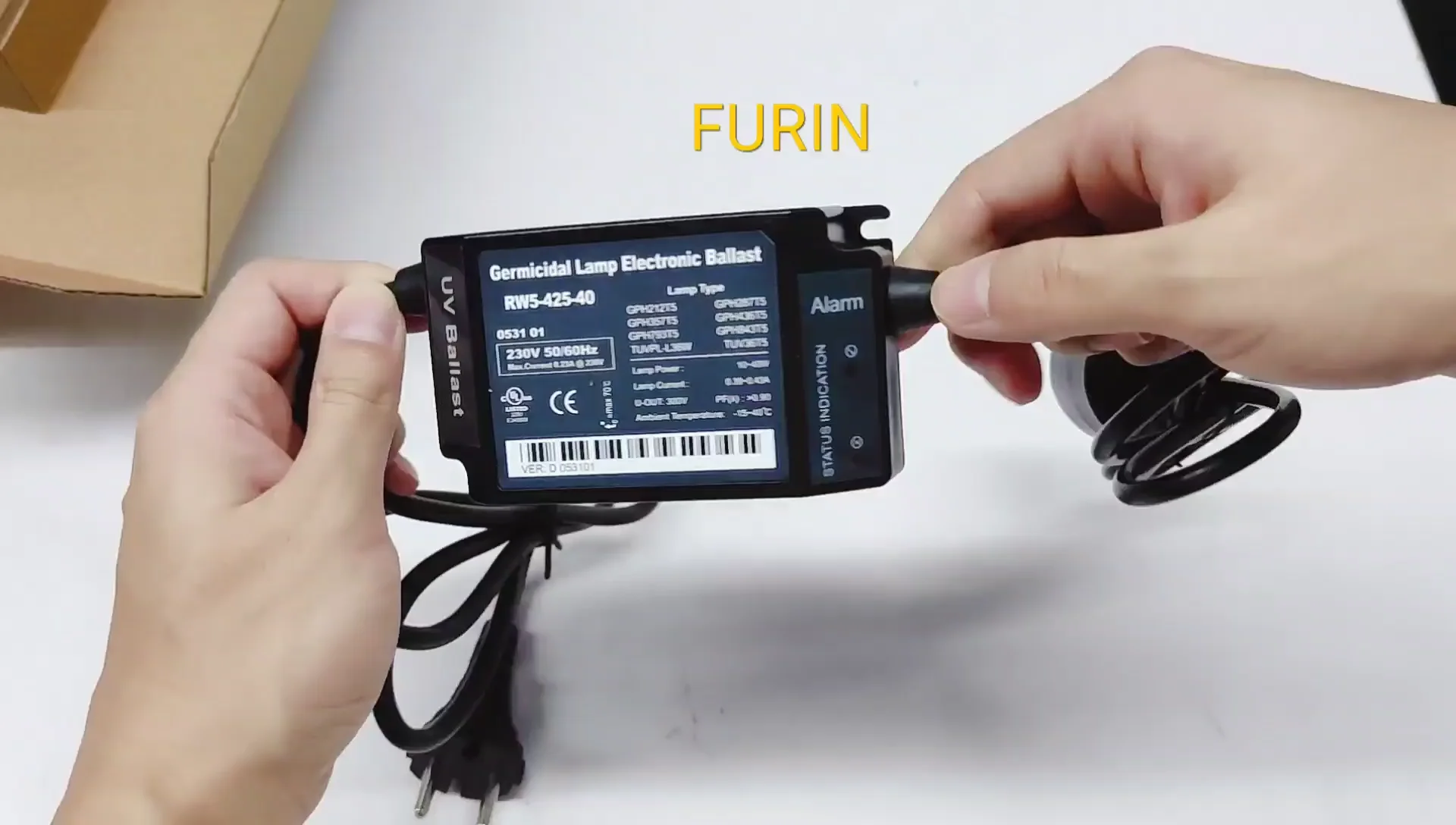 Customizable Uvc Ballast 220-240v 10-40w Rw5-425-40 For Air Disinfection Water Treatment - Buy ...