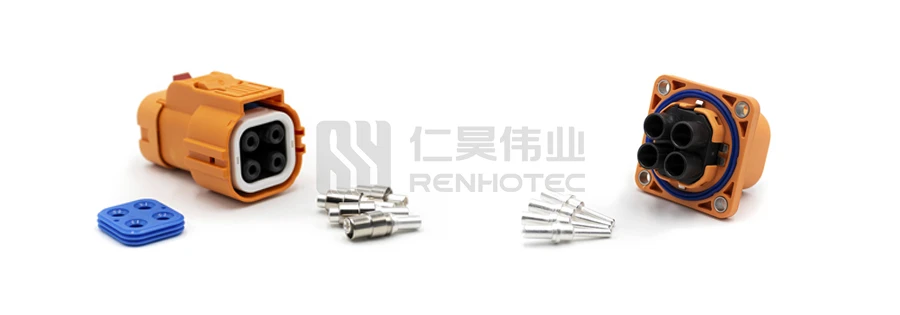 High Voltage Connectors - Reliable IP67 Metal Amphenol HVIL Series for EV