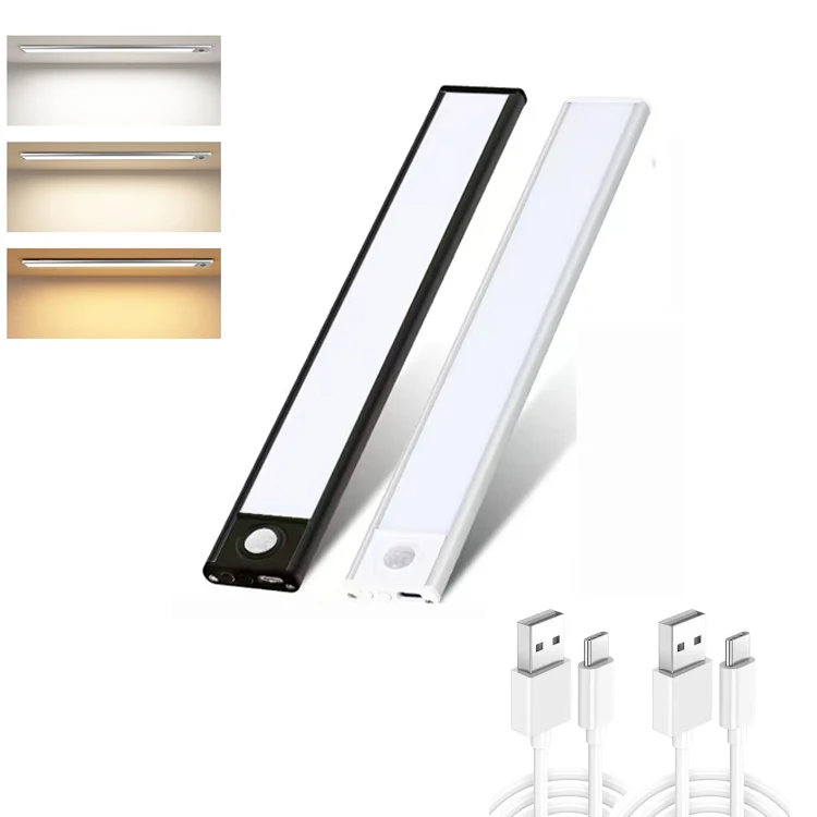 40cm Rechargeable LED under Cabinet Lighting - Motion Sensor Night Light