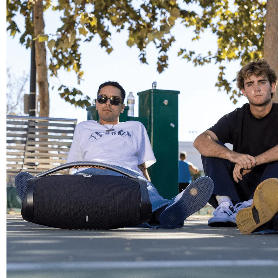 Jbi Eric Ye Boombox 3 Black Portable Bluetooth Speaker With Massive Sound Deepest Bass Ipx7 ...