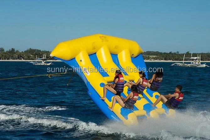 Factory Price Inflatable Water Sport Fly Fish Flying Fish Towable Tube ...