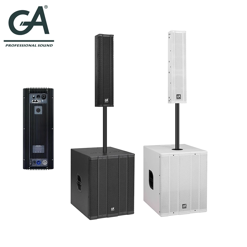 4x4.5 Inch Active Array Column Sound System - Professional PA