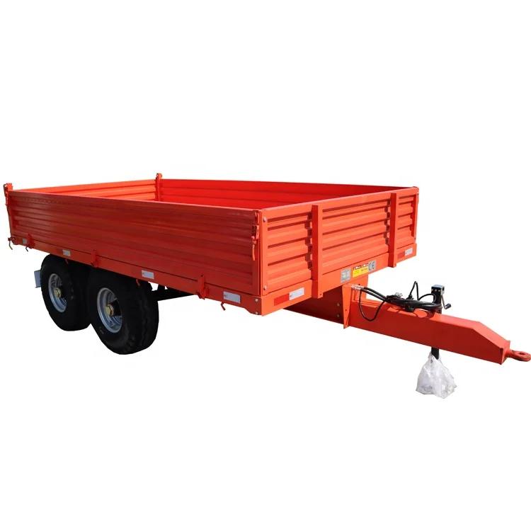 4 Wheel Small Tractor Trailer Agricultural Tractor Transport Trailer ...