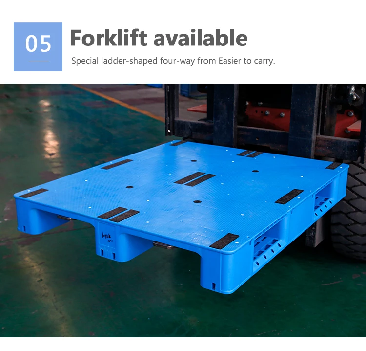 Three Skids Euro Standard Plastic Pallet| Alibaba.com