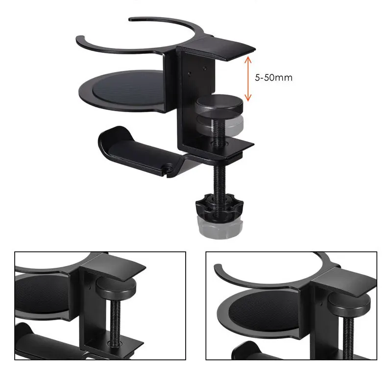 Universal Cup Holder for Desk - Fits Most Cups