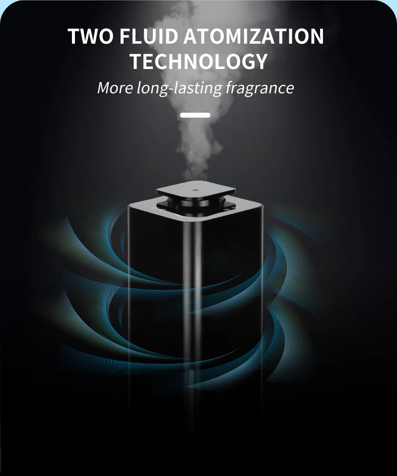 Tower Scent Diffuser Metal Nebulizer Diffuser Machine App Essential Oil ...