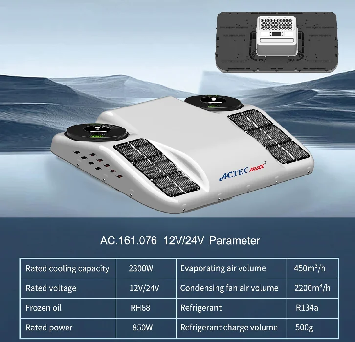 All Series Tractor Cab 12v Ac.161 Rv Split Truck Sleeper Air Condition Cooling Ac Unit 24v Car ...