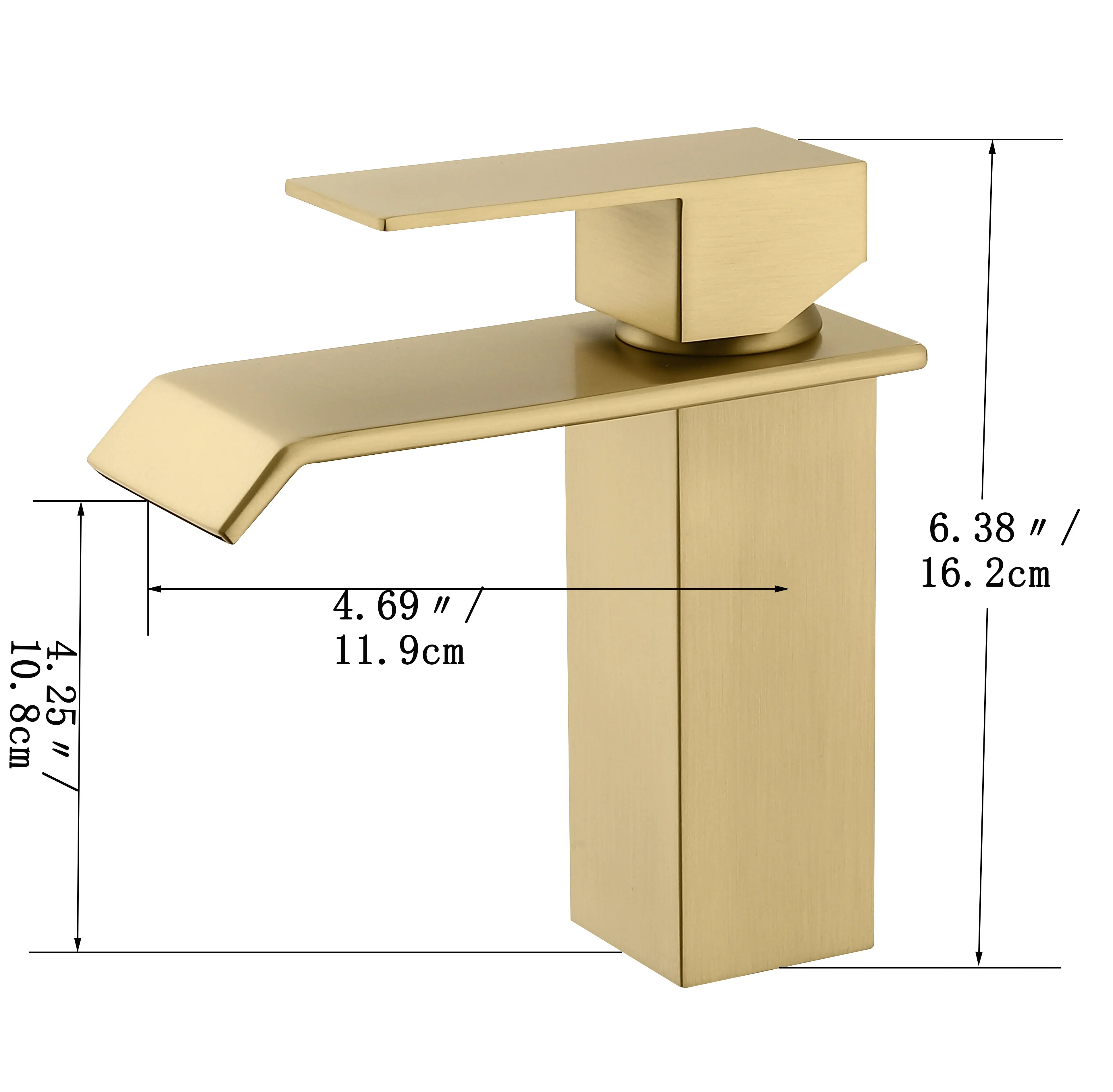 Hot Popular Small Tablet Gold Short Version Hotel Bathroom Basin Faucet ...