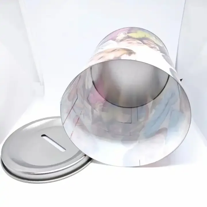 Piggy Bank Coin Collection Cans Pvc Tube Round Shape Money Box - Buy ...