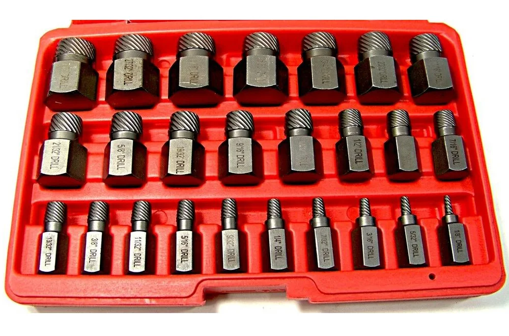 2019 Hottest Selling Multi Spline Screw Extractor Set 25pcs Hexagonal ...