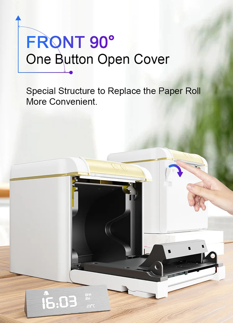 Zywell Zy608 4mb Memory 150km Thermal Printer Head 80mm Wifi Receipt ...