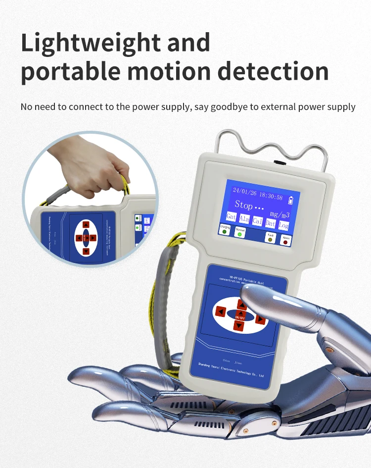 Explosion-proof Handheld Dust Meter Direct-reading Portable Dust ...