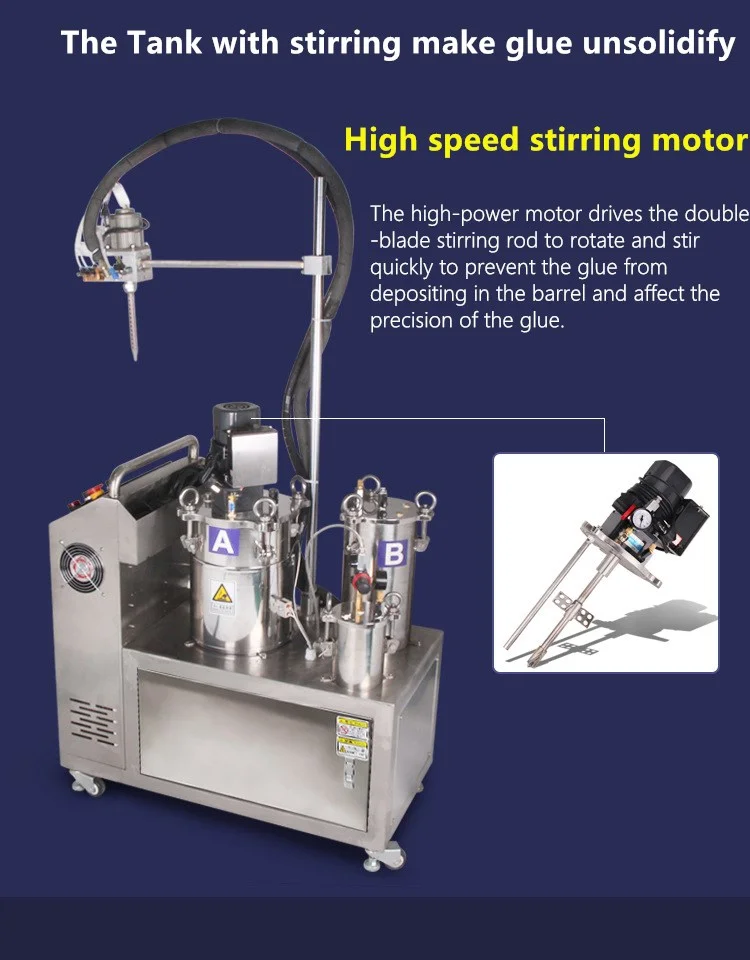 Automated Glue Mixing with PLC Control - Efficient & Precise