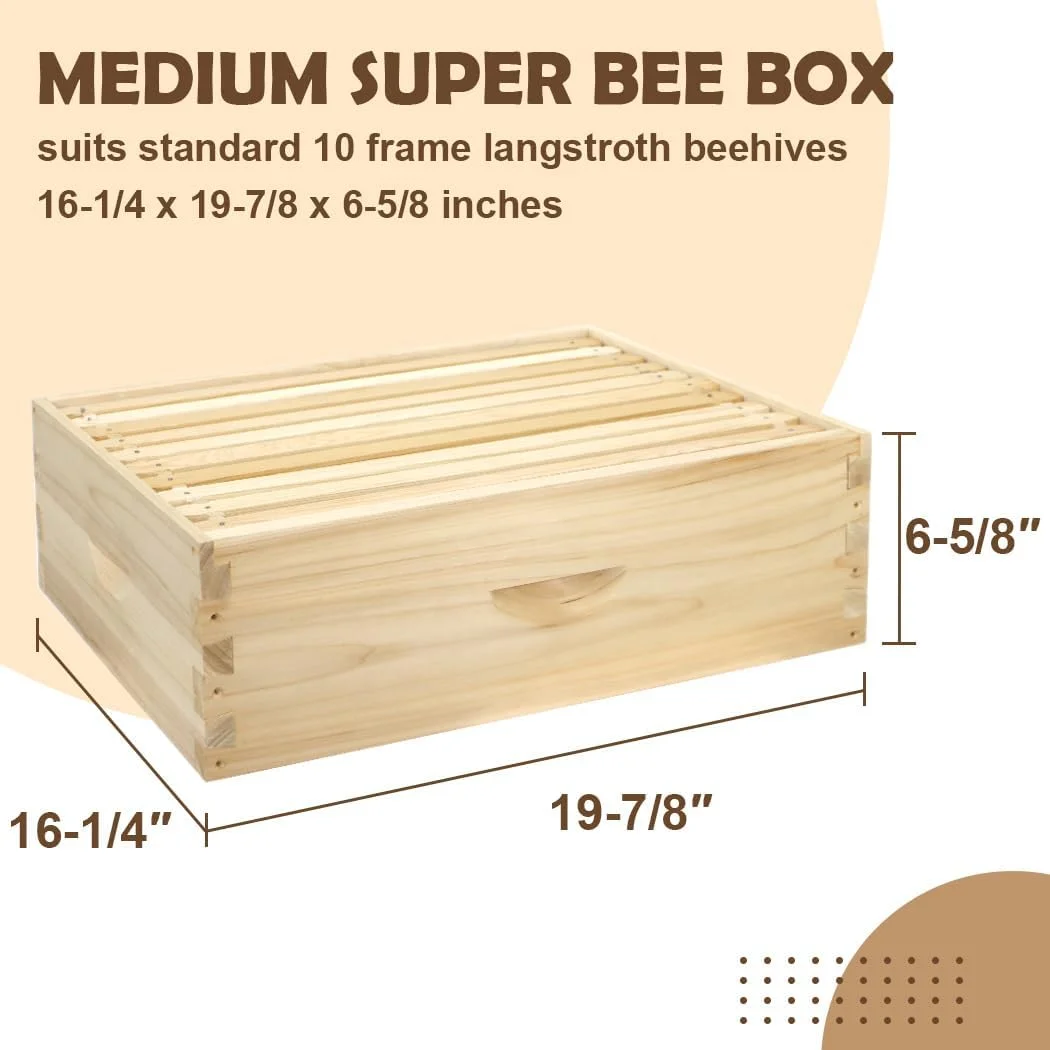 Manufacturers Langstroth Beehive Kit Bee Hives Complete Beekeeping Bee ...