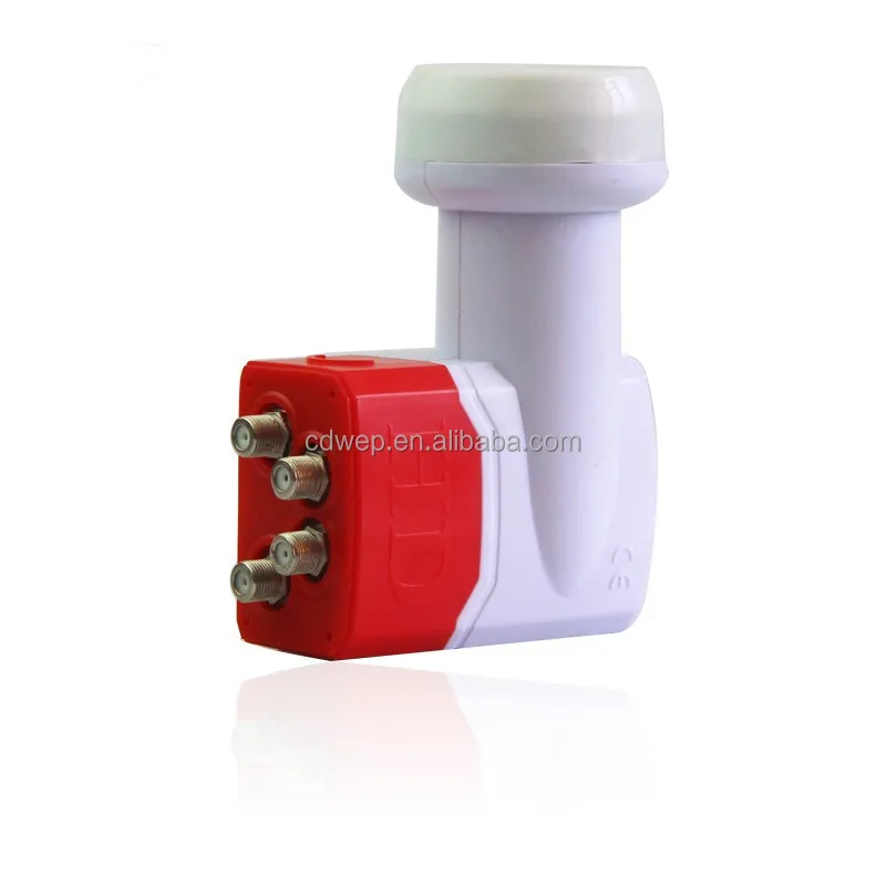 HD Digital Satellite 4 Outputs LNBF Ku Band Universal LNBF Satellite ...
