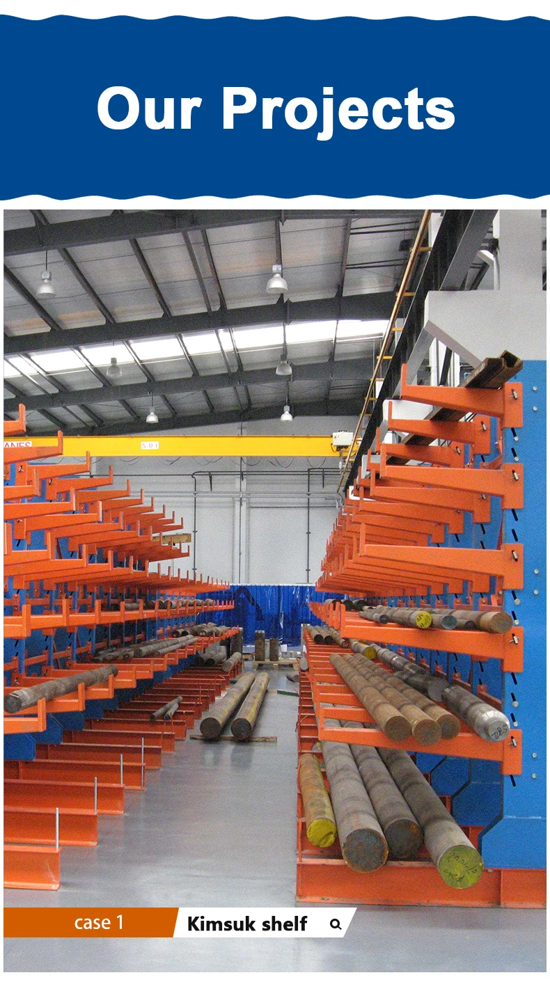 Roll Out Cantilever Rack Cantilevered Warehouse Racks Heavy Duty ...
