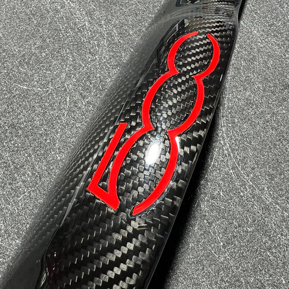 Brand New Material Dry Carbon Fiber Boot Handle Cover For Fiat 500 595 ...