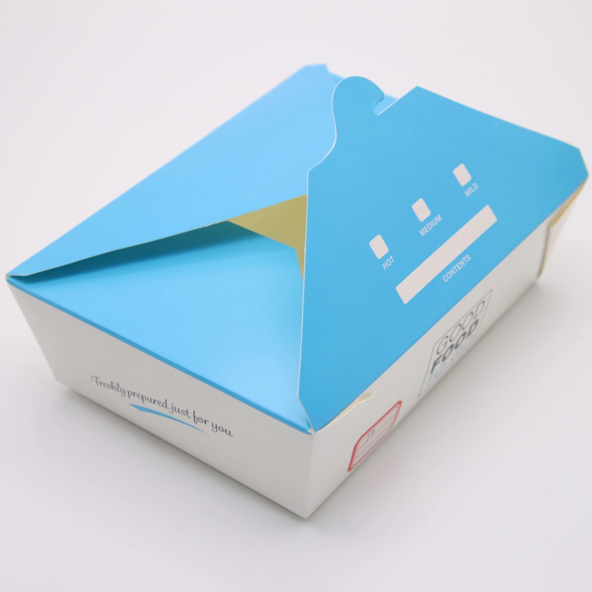 Custom Printed Fast Food Packaging Set Rigid Disposable Boxes For ...