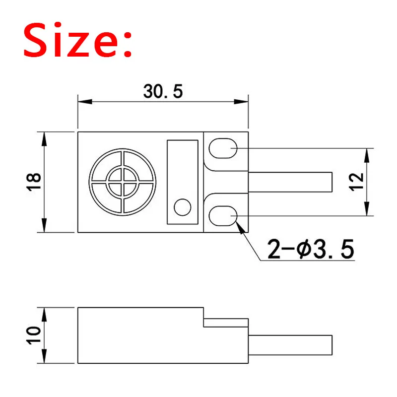 Tl-w5mc1 Tl-w5mc2 Tl-w5mf1 5mm Detecting Inductive Proximity Sensor ...
