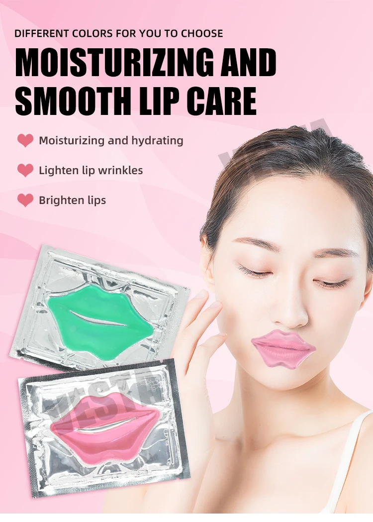 Wholesale Custom Private Label Vegan Lip Mask Sheet Moisturizing ...