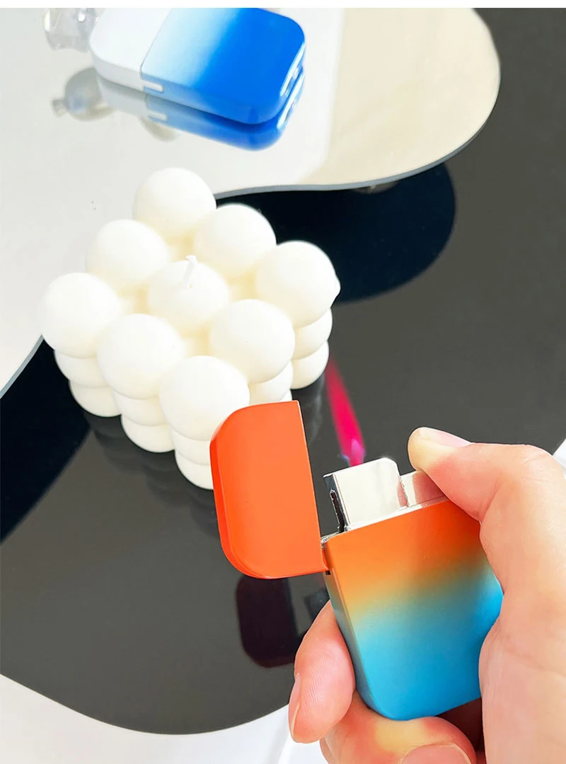 Metallic Gradient Color Spray Paint Red Flame Inflatable Windproof ...