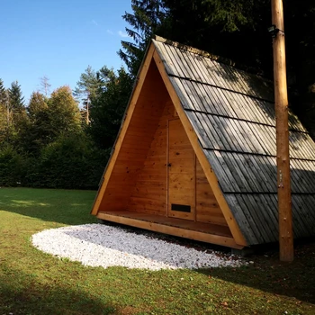 Triangle Trilateral Wood Made Small Cabin /tiny House/camping Pod - Buy ...