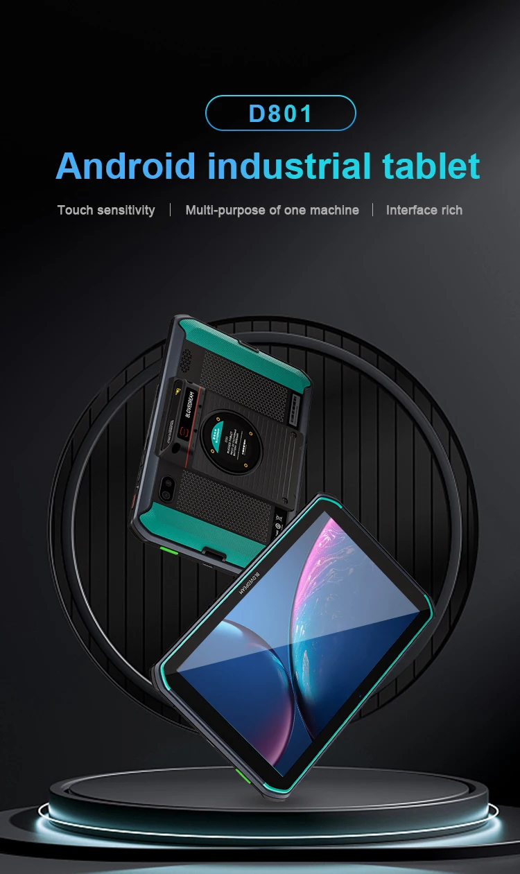 Blovedream D801 Industrial Tablets Support NFC, UHF, ID Identification ...
