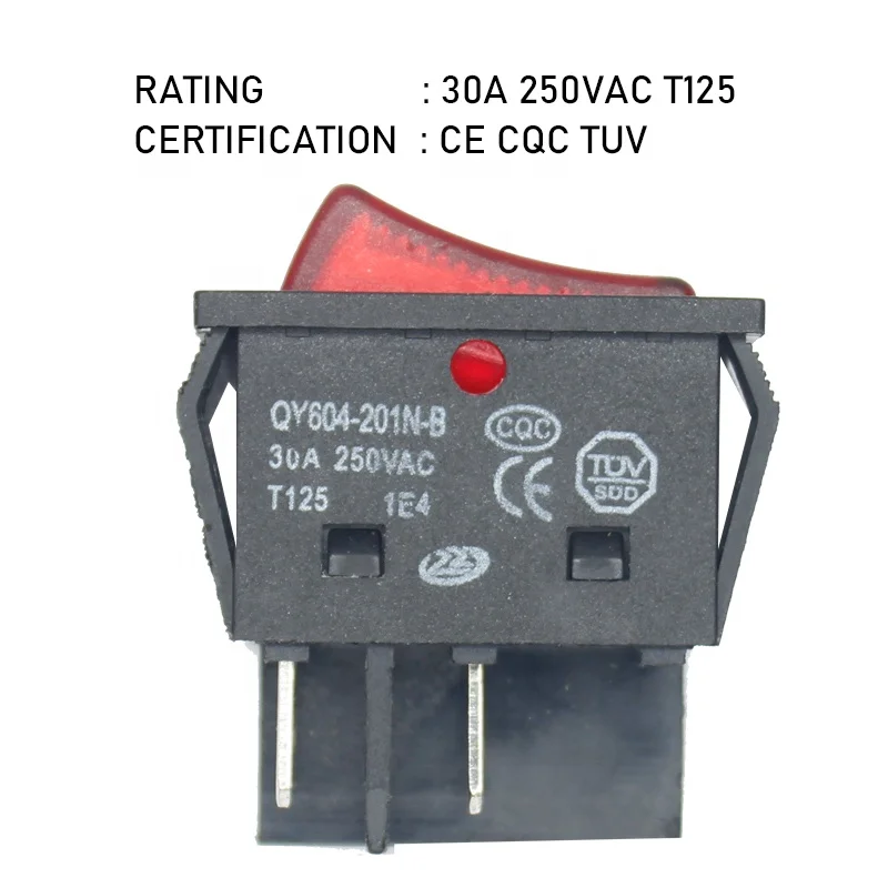 Large Size Large Current 4pin On Off Red Light Welding Machine Kcd4 ...