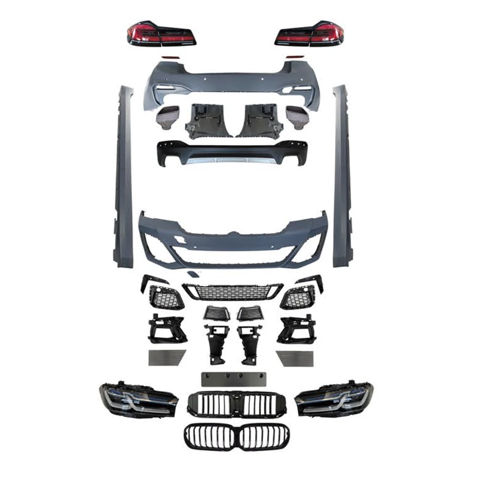 18-20 G30 Body Kits Upgrade G30 LCI M-Tech Style PP Material Front ...