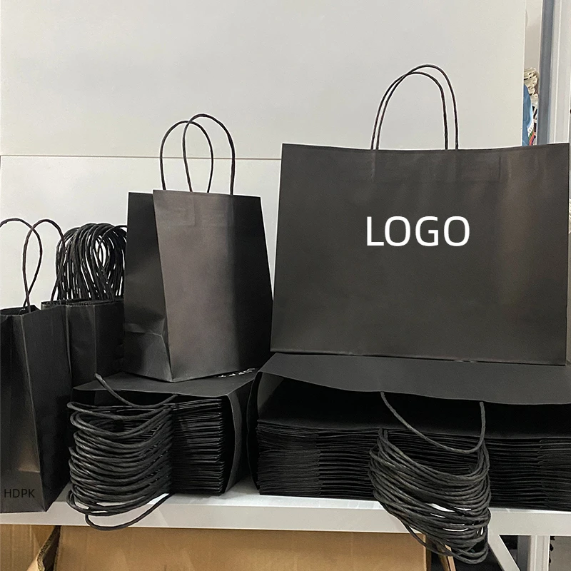 Wholesale Large Black Packaging Bag - Gift Toilet Paper Bag