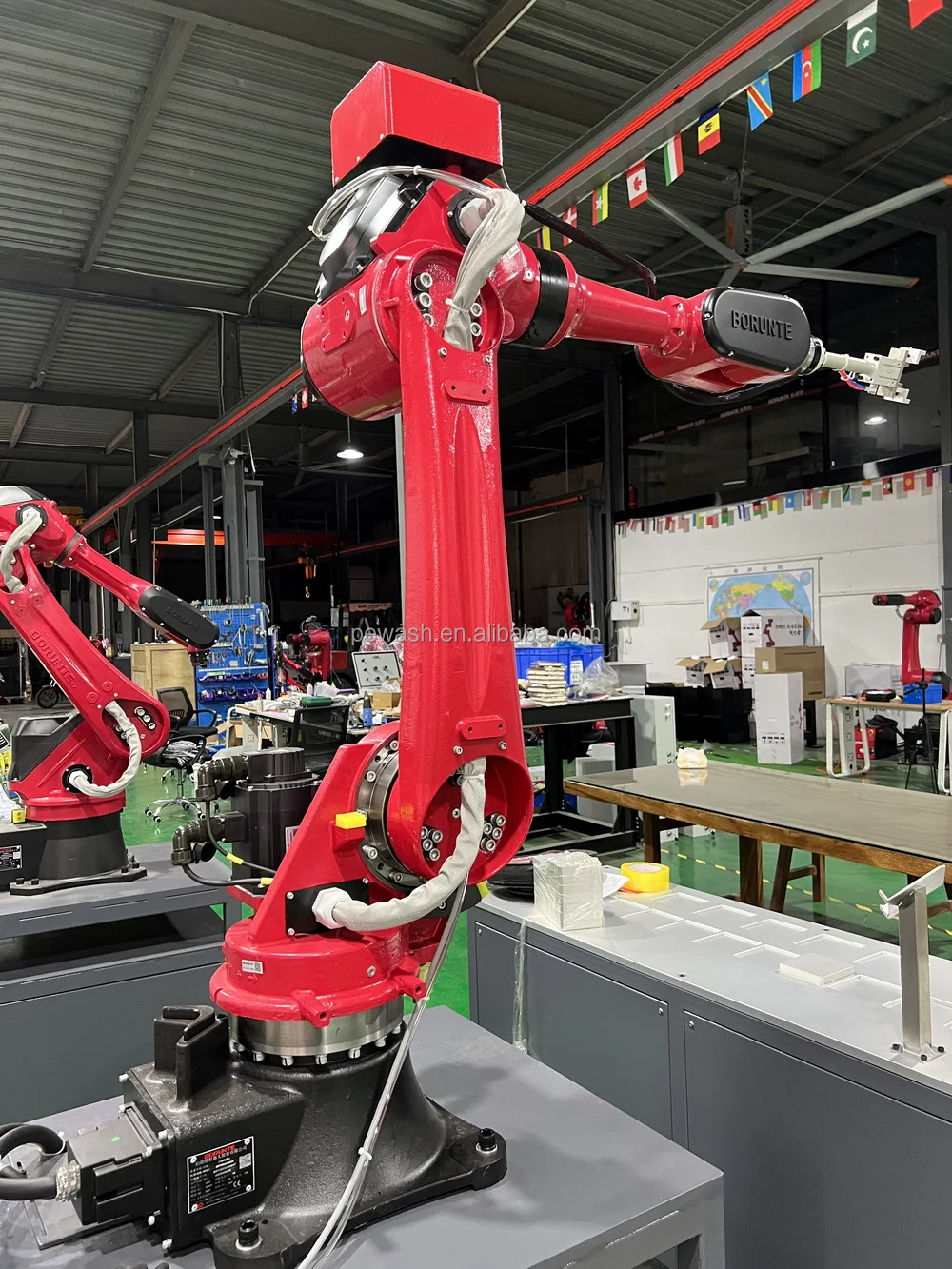 6 Axis Robot Arm Industrial Robot Arm With Playload 20kg 50kg 100kg Of Palletizing Robot - Buy ...