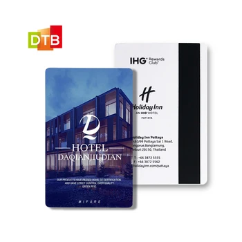 Customized Rfid Hotel Key Card 13.56mhz 1k 4k Chip Access Control Card ...